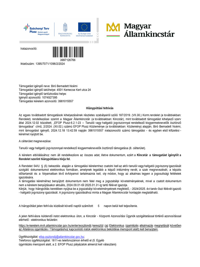 Sablon EFOP HP Odt | PDF