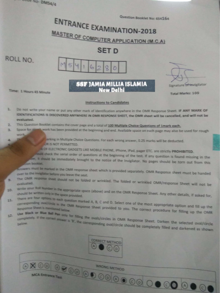 MCA 2018_SSF JMI | PDF