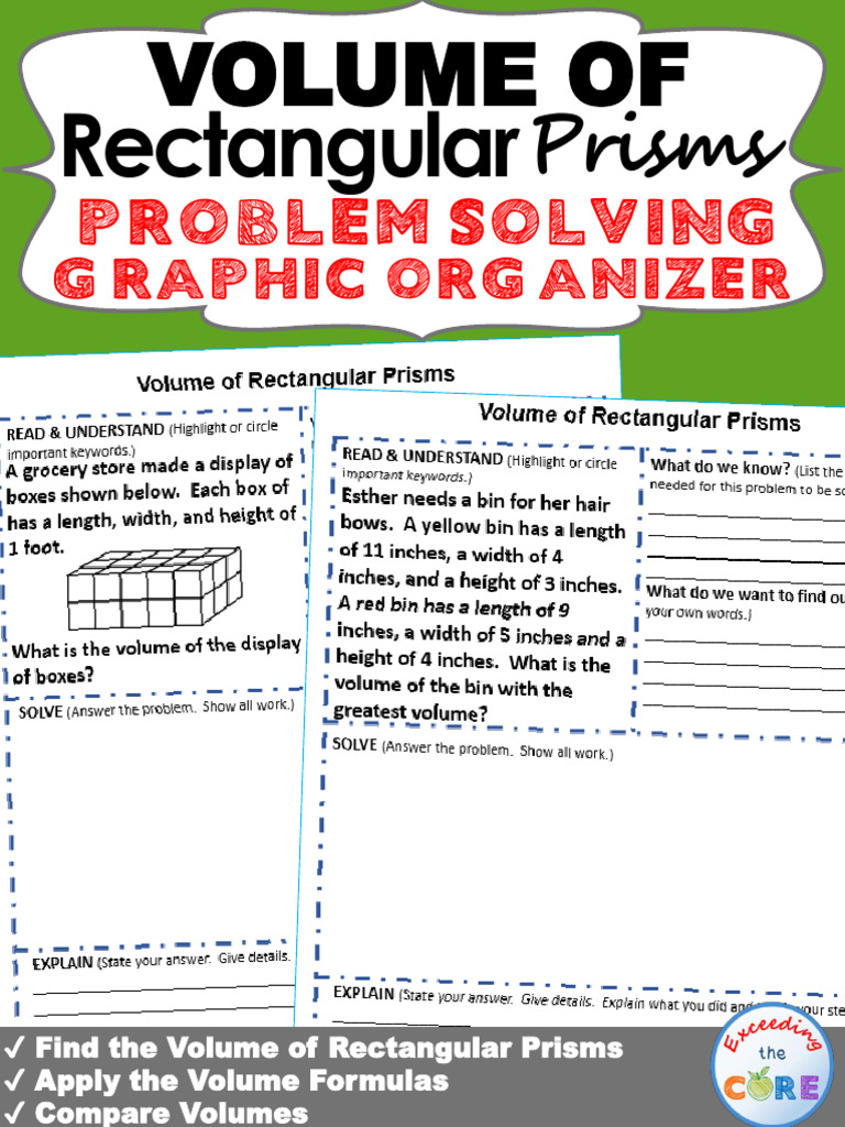 Volume of Rectangular Prisms Guide | PDF | Volume
