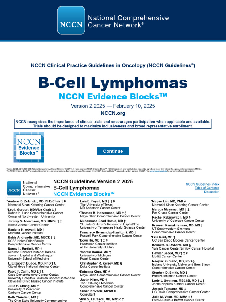 b Cell Blocks | PDF | Lymphoma | Biopsy