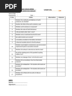Checklist For DG Inspection | PDF