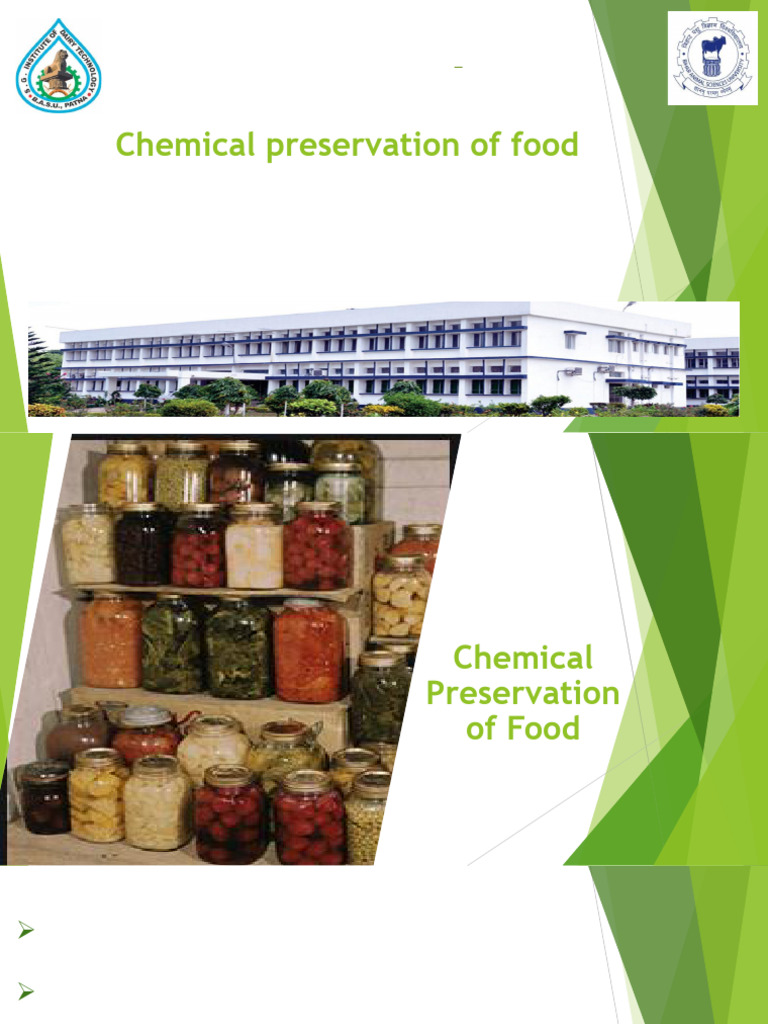 Food Chem Chemical Preservatives | PDF | Lactic Acid | Sodium Chloride