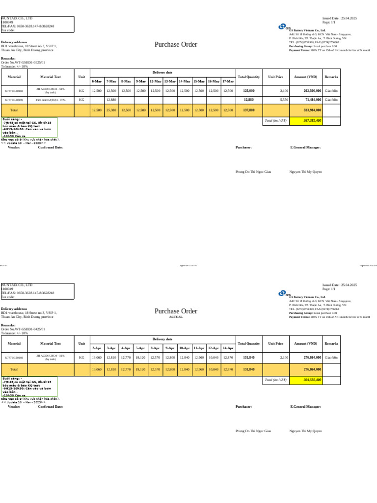 Wuntaix 2025 (GS1) | PDF