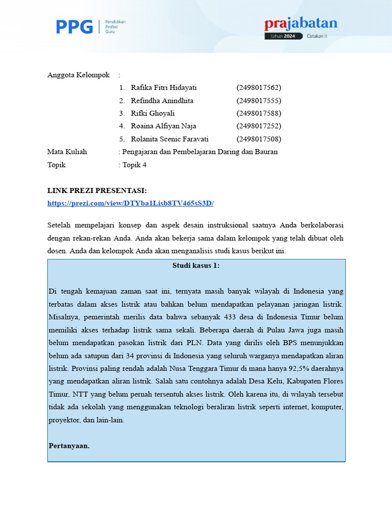 T4.4. Ruang Kolaborasi - PPDB - Kelompok 3 | PDF