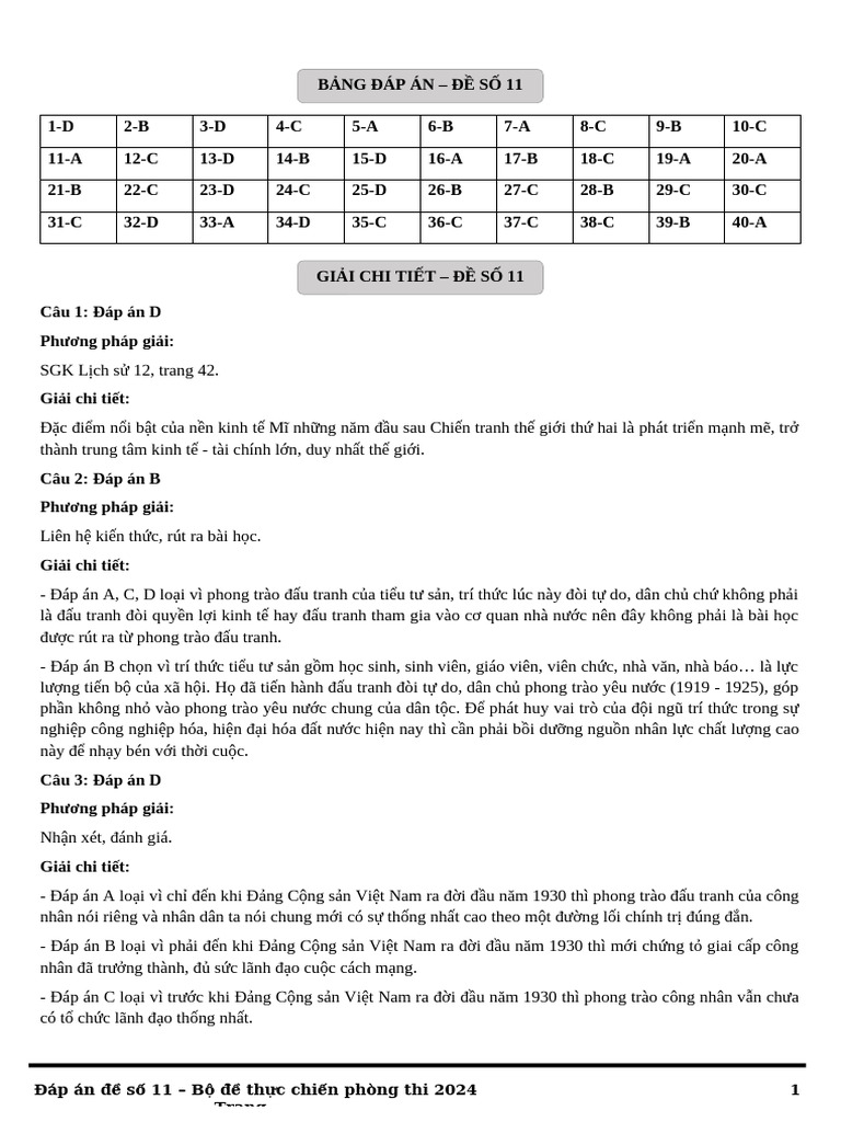 11. Hdg de So 11 Mon Lich Su | PDF