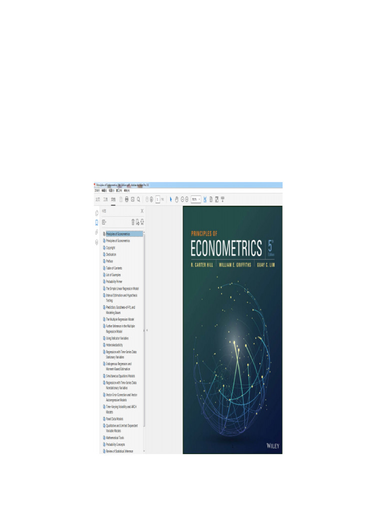 (Ebook PDF) Principles of Econometrics, 5th Edition Download | PDF | Regression Analysis | Least ...