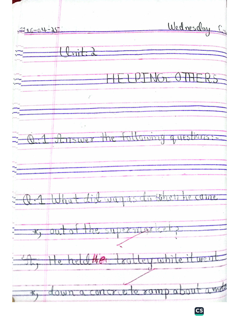 Class 4 English PDF Unit 2 | PDF