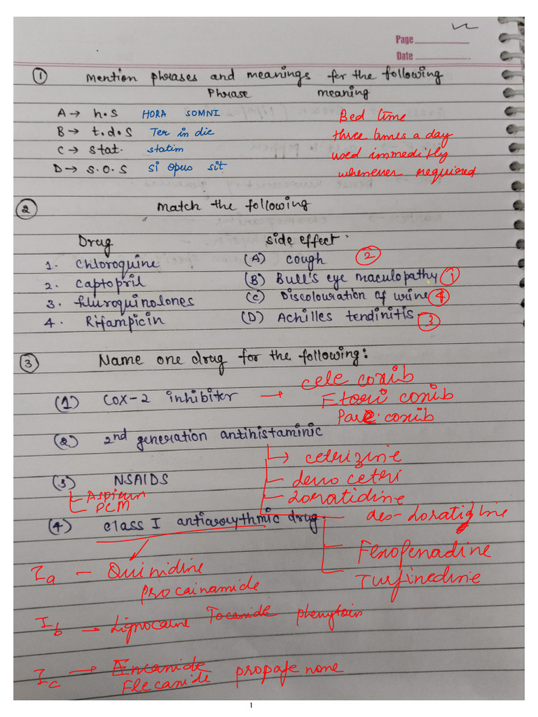 Pharma Spotting and Prescription Writing | PDF | Drugs | Medical Specialties