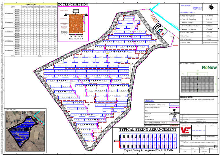 VEPL-EE-DOC-17-DC Cable Routing String Configuration Layout | PDF ...
