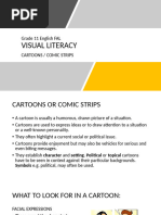 Analyzing Cartoon Grade 12 English F | PDF | Cartoon