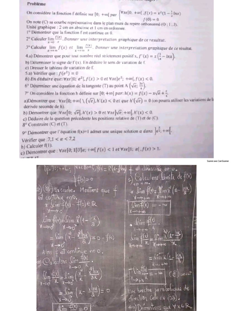 Exercice Corrigé TS | PDF