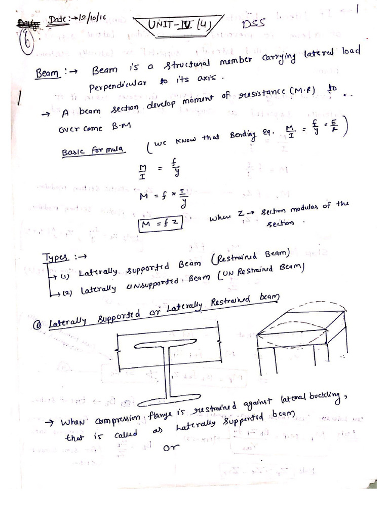 Unit-4 (Design of Beam) - 20190916205853 | PDF