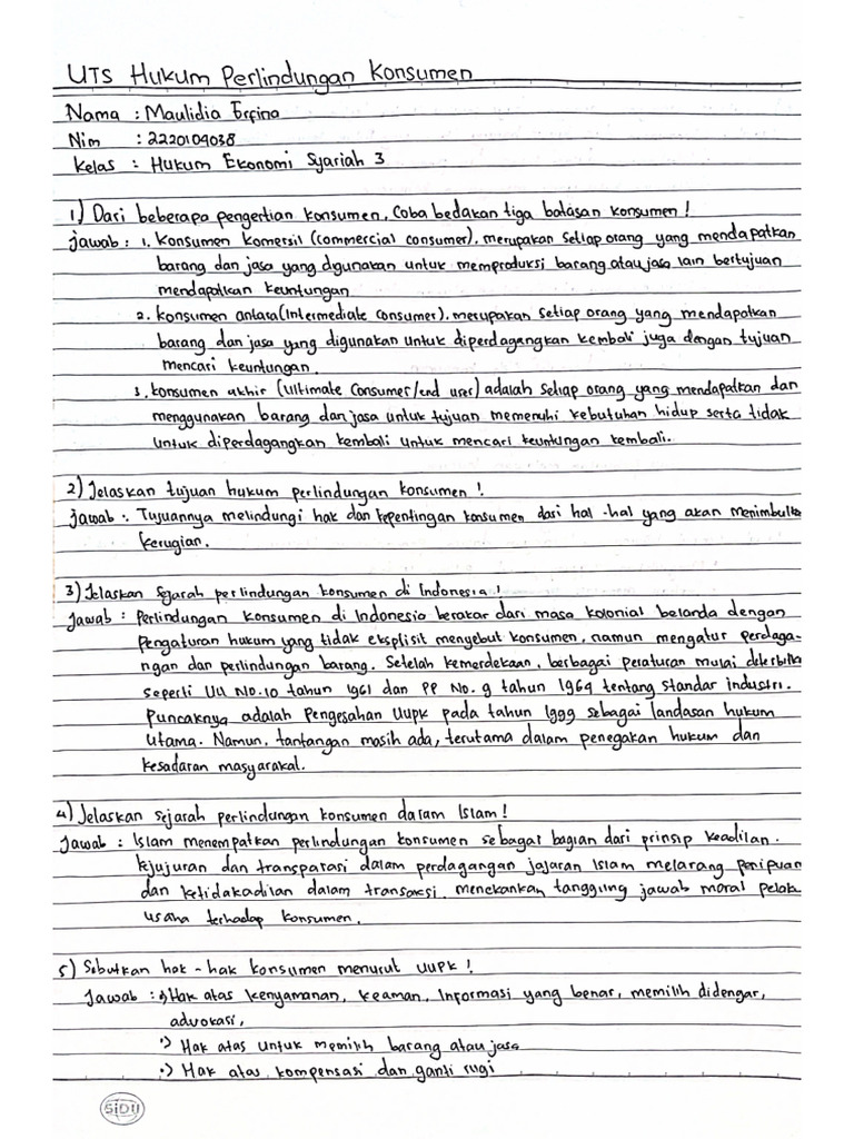 Uts Maulidia HPK | PDF