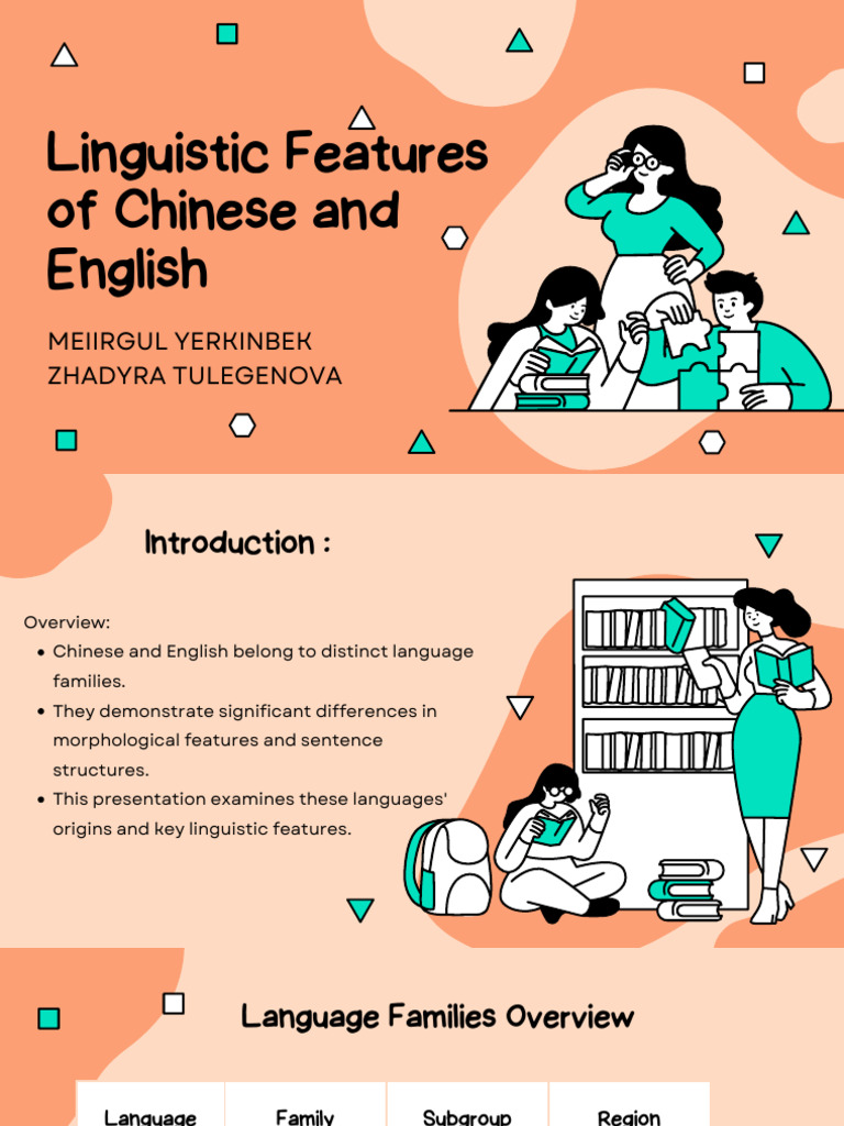 Linguistic Features Comparison | PDF | Morphology (Linguistics ...