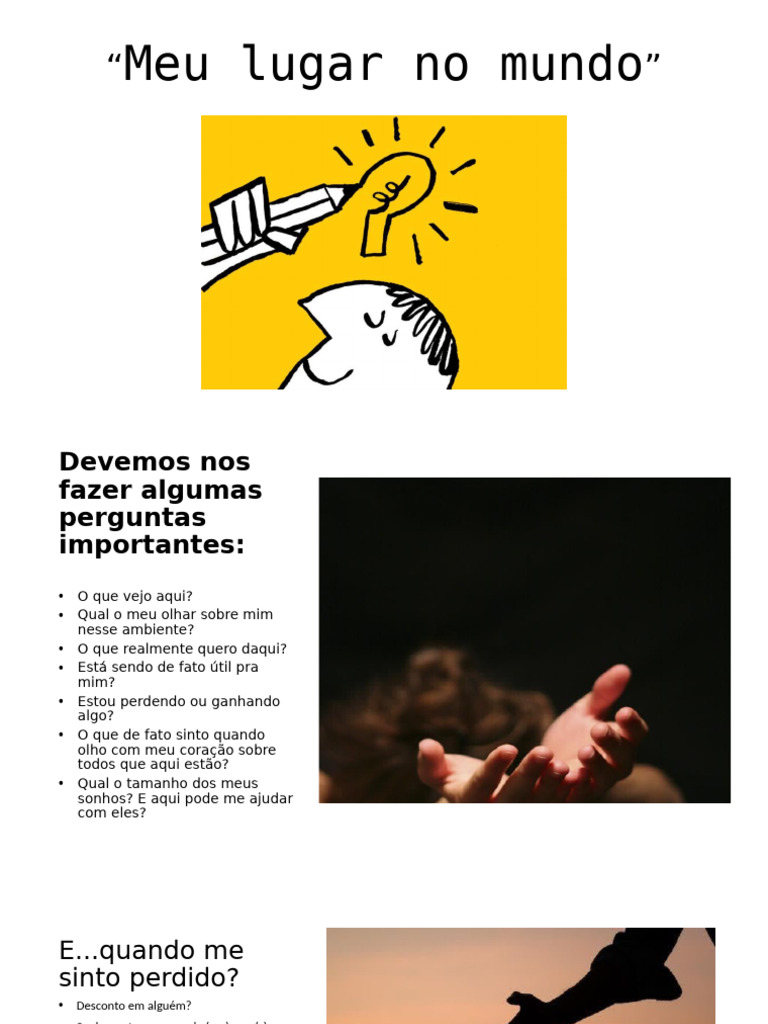 Meu Lugar No Mundo | PDF