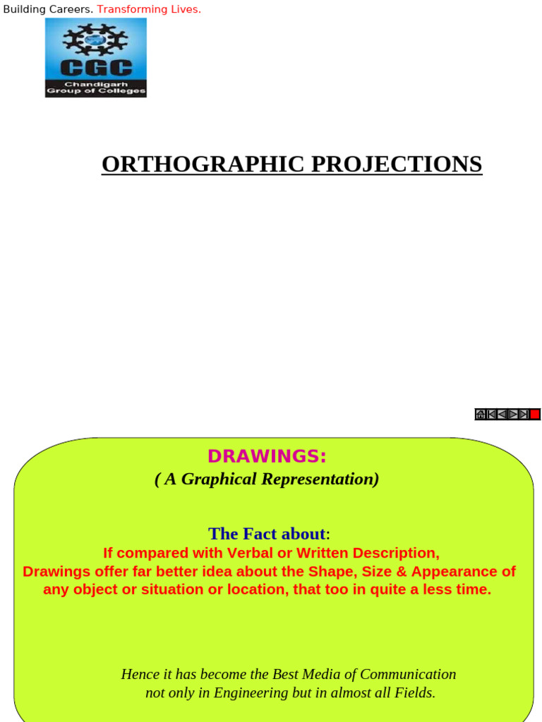 Understanding Orthographic Projections | PDF | Infographics | Geometry