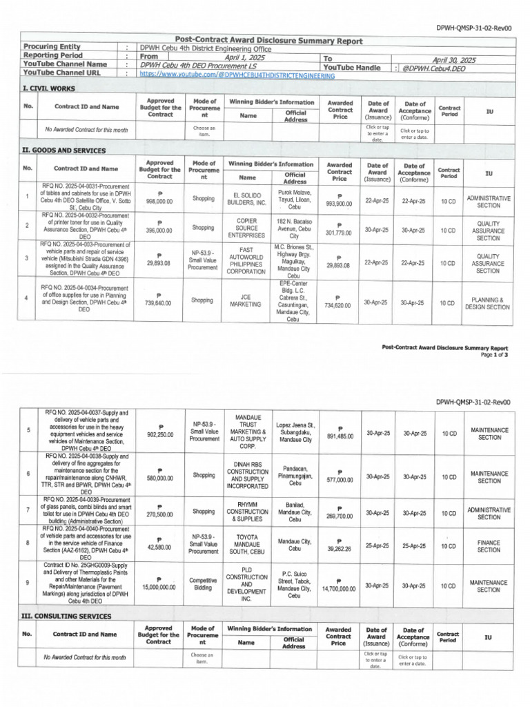 Pcad April 2025ceb4 | PDF