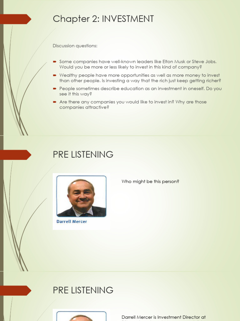 Business English Finance Session 2 | PDF