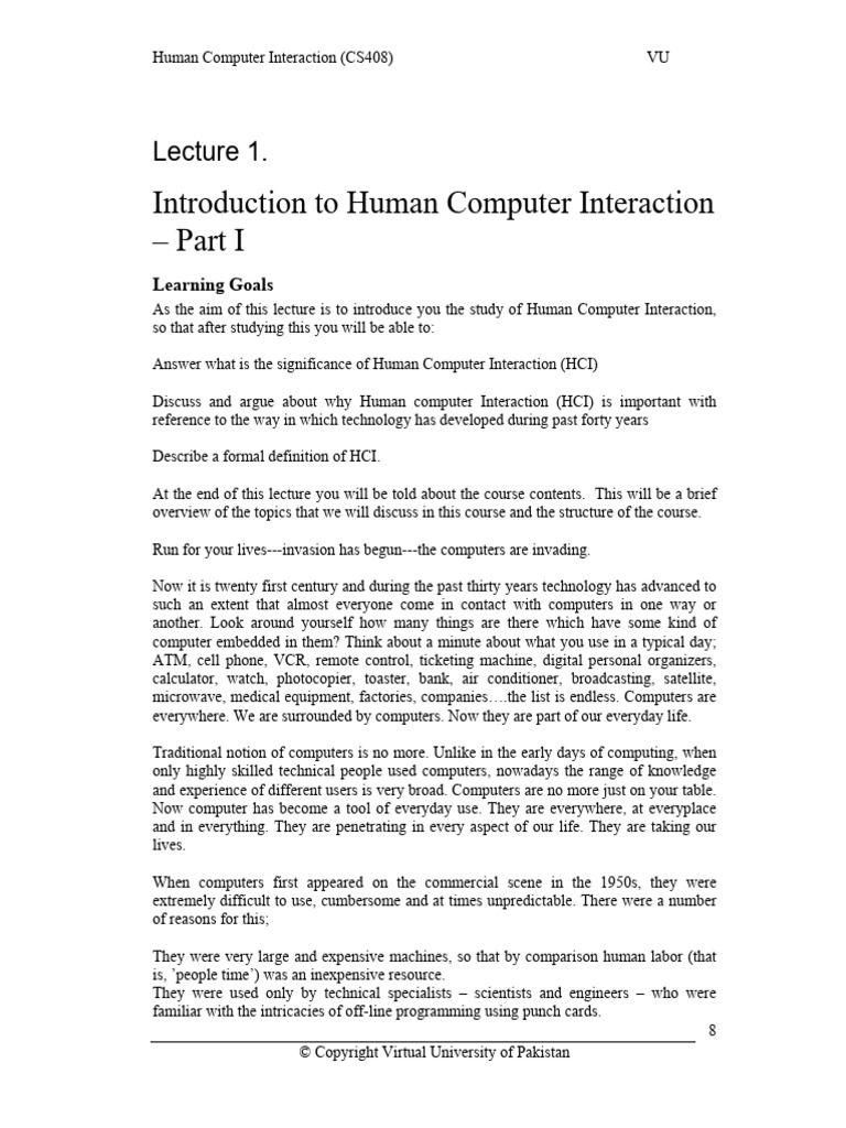 Microsoft Word - HCI Handouts 1-45.doc - HCI Handouts 1-45 | PDF | Camera | Human–Computer ...