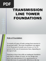 Transmission Line Foundations | PDF | Foundation (Engineering ...