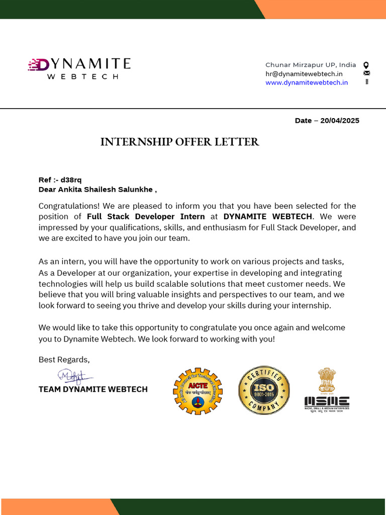 Ankita Shailesh Salunkhe | PDF