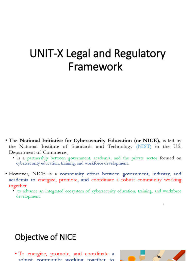 Unit-X Legal and Regulatory Framework | PDF | Computer Security | Security