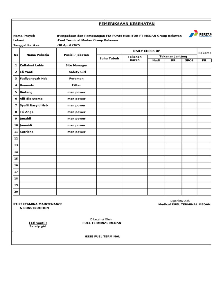 Form - Dcu - Pertamc 2 | PDF