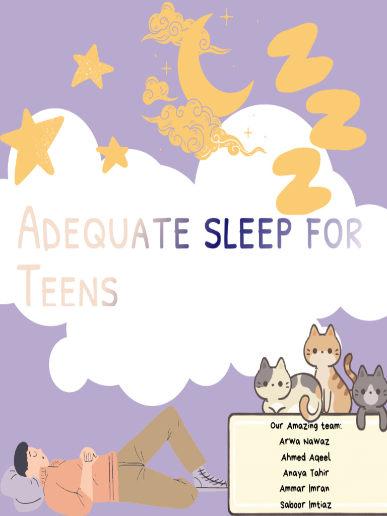Importance of Sleep for Teens | PDF | Sleep | Sleep Deprivation