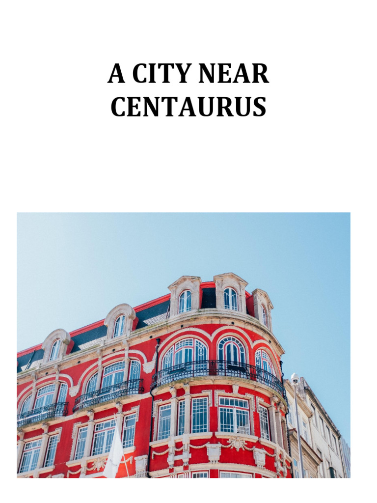 A City Near Centaurus by William R. Doede | PDF