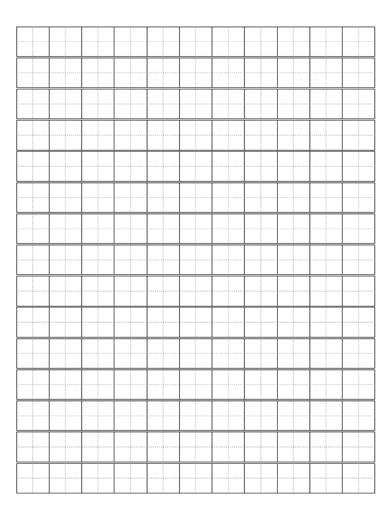 Writing Grid - 17x17 - 4 Squares - Tabulky Google | PDF