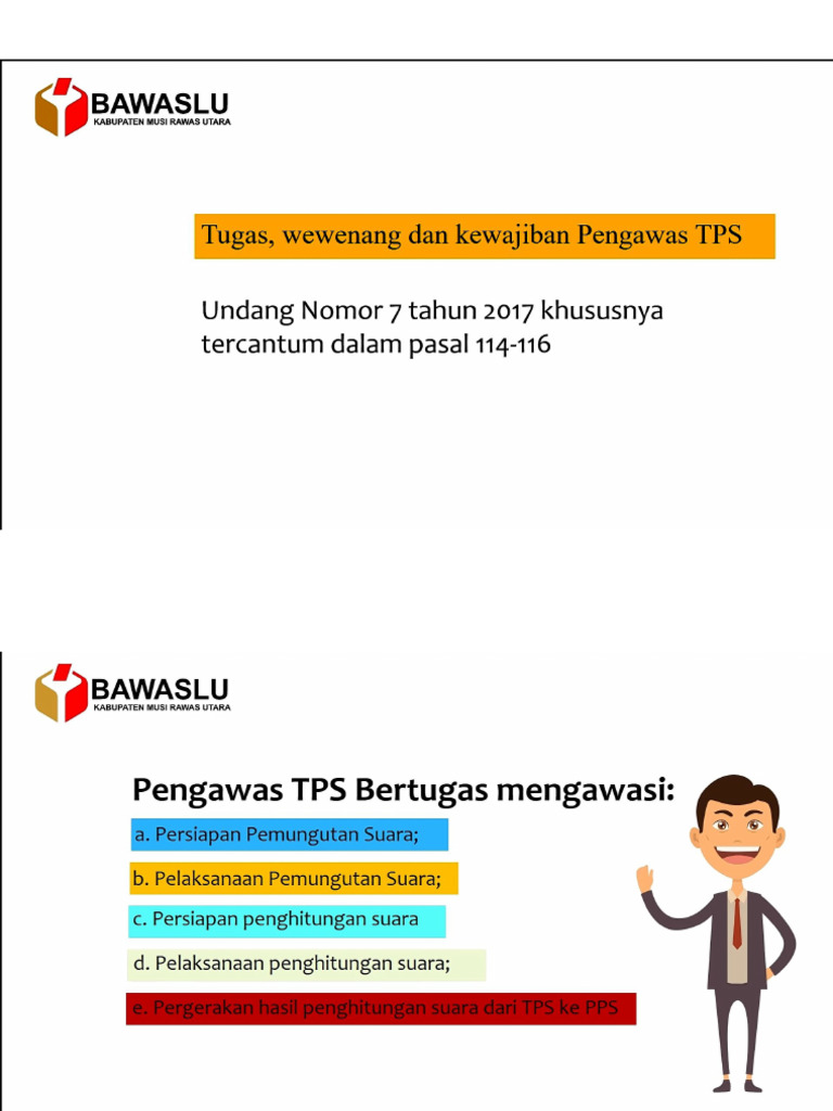 Materi Pengawas TPS | PDF