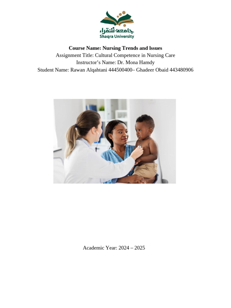 Enhancing Cultural Competence in Nursing | PDF | Nursing | Health Care