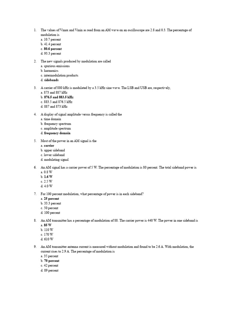 MODERN ELECTRONIC COMMUNICATION Frenzel Part 3 | PDF