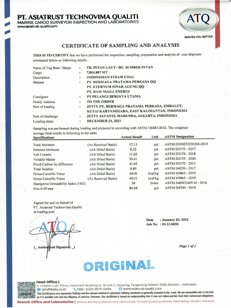 03.22.0020 - Scan Certificate Bg. Sumber Intan | PDF