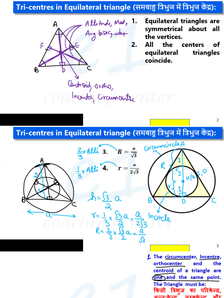 587) 18 Plane Geometry Class 18 (MATHS - Plane Geometry) | PDF