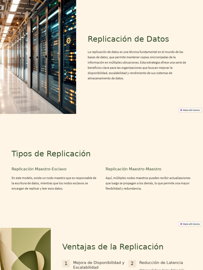 Replicacion de Datos | PDF | Escalabilidad | Bases de datos