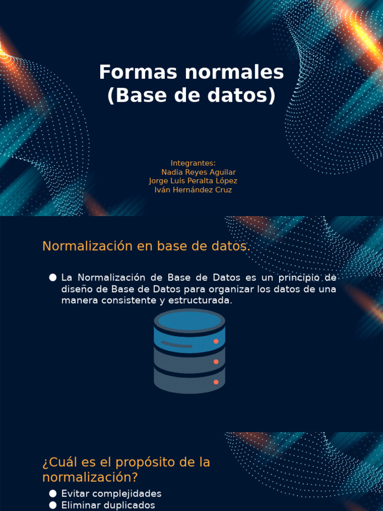 Formas Normales | PDF | Gestión de datos | Recuperación de información