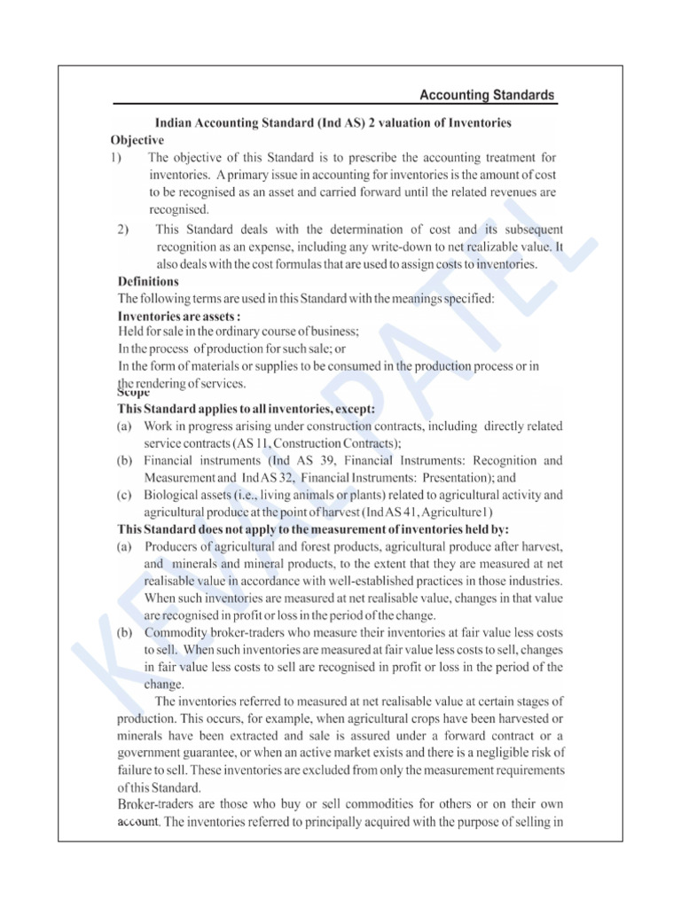 Accounting Standard | PDF