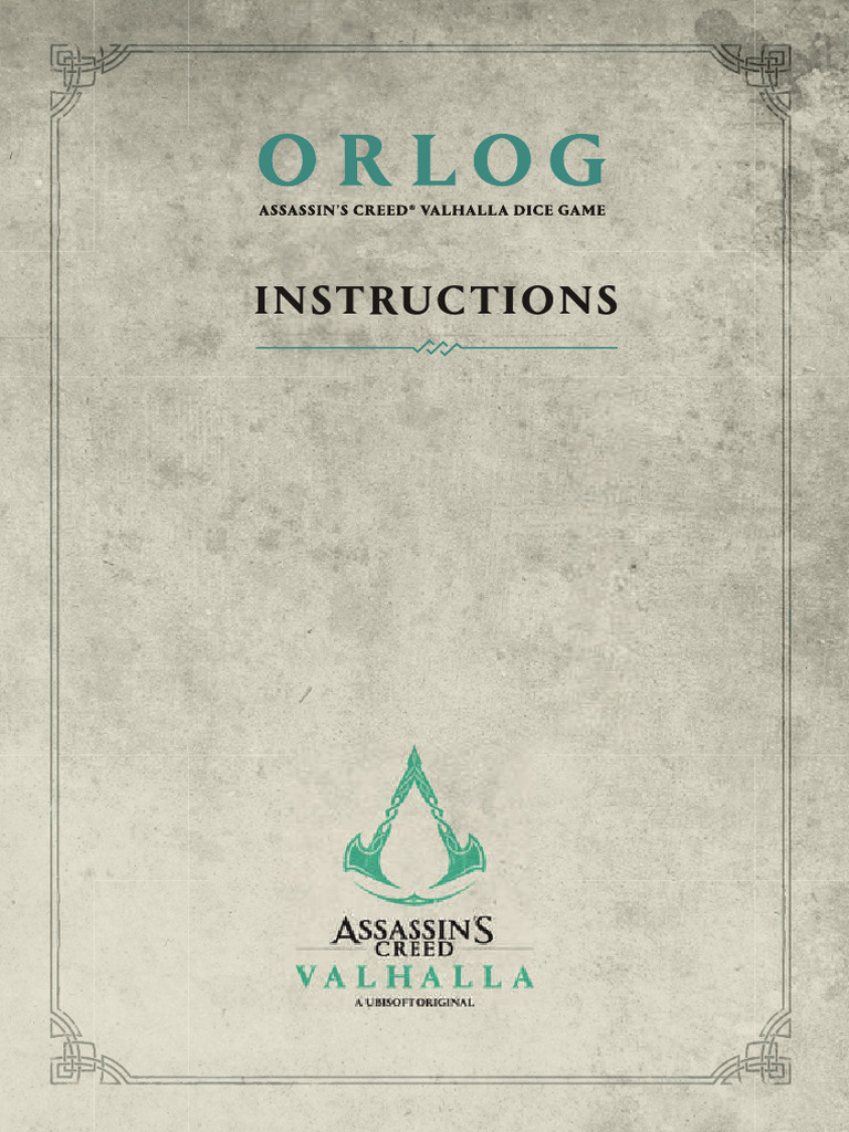 Orlog Game Rules and Setup Guide | PDF | Board Games | Games Of Mental ...