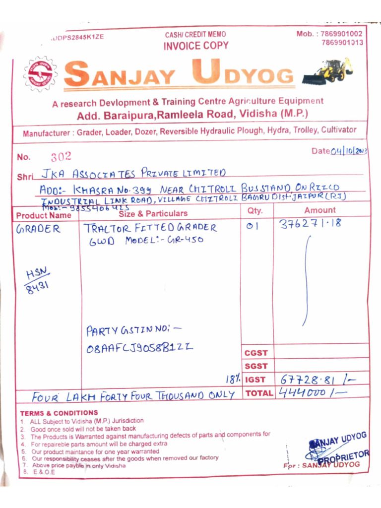 Sanjay Dozer 2 | PDF