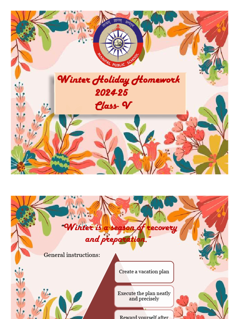 Winter Holiday Homework Class 5th | PDF | Moon | Rock (Geology)