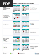 TRADITIONAL FINAL 2024-25 GCS Academic Calendar | PDF | Festival ...