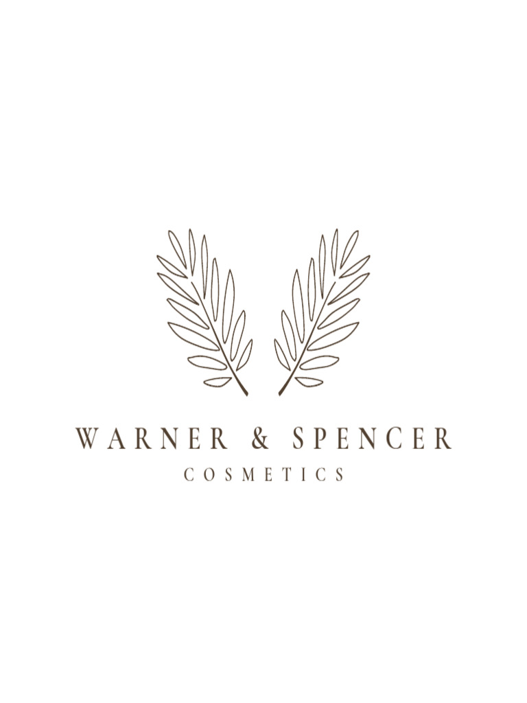 Dark & Minimalistic Beauty Cosmetics Logo | PDF