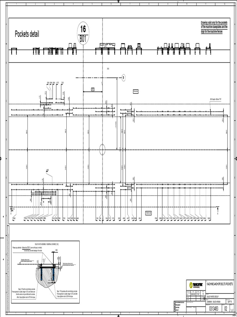02-Machine Anchor Bolts Pockets | PDF