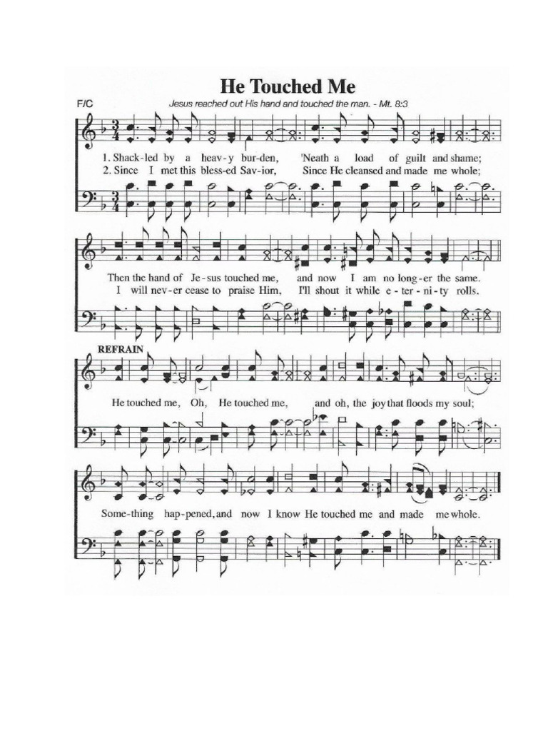 He Touch Me | PDF