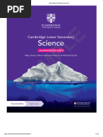 Cambridge Checkpoint Science 8 Workbook - 1661001748 | PDF