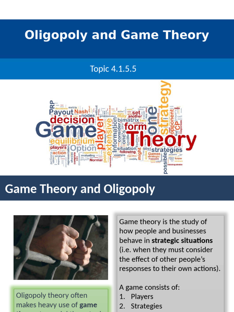 Oligopoly Game Theory | PDF | Game Theory | Systems Theory
