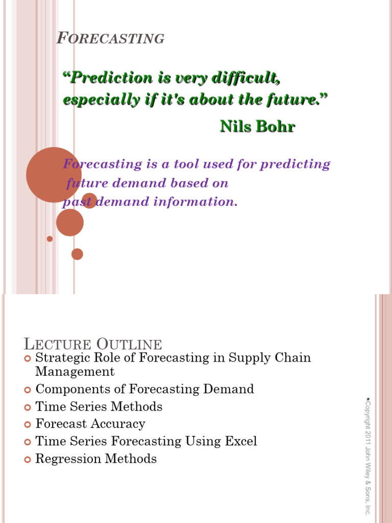 Forecasting After Mid F | PDF | Forecasting | Linear Regression