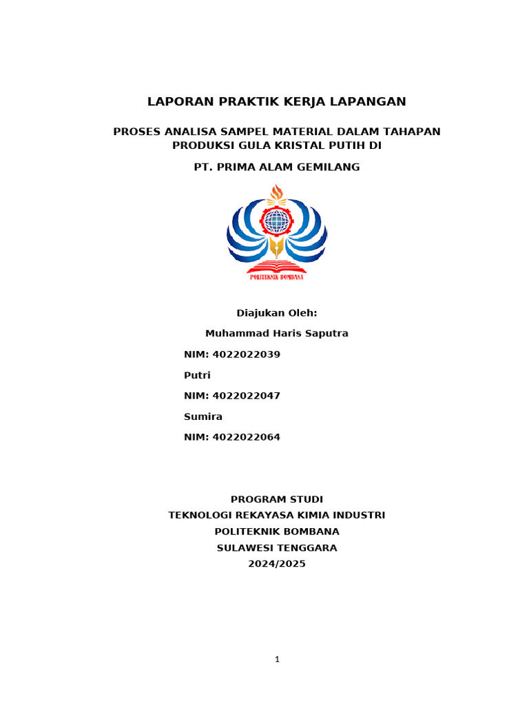 Laporan Putri Fix PAG | PDF