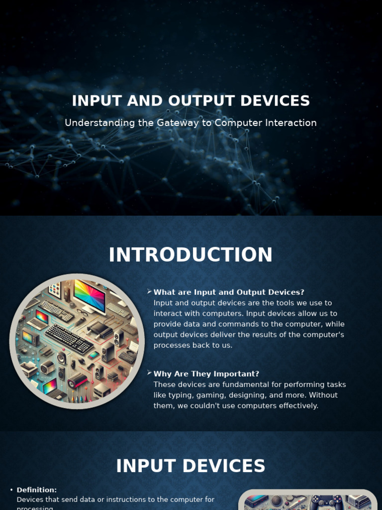 Input and Output Devices | PDF | Input/Output | Image Scanner